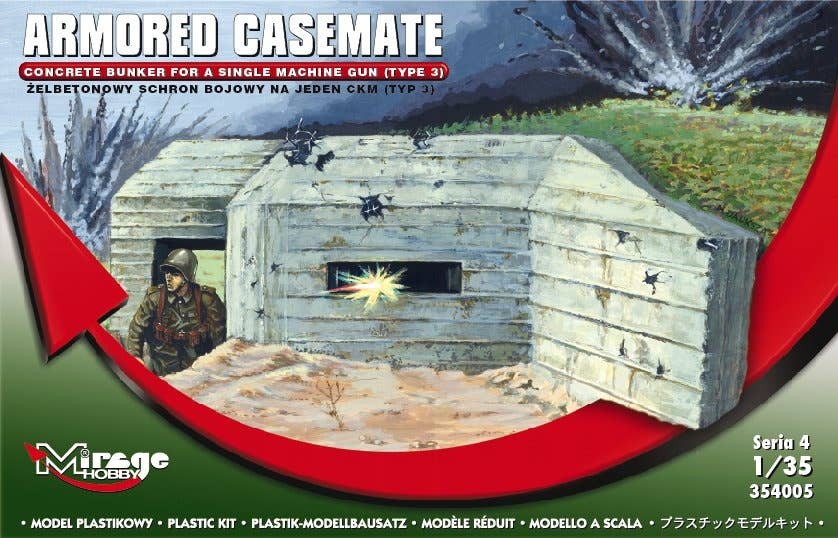 Armored Casemate (Concrete Bunker for A Single Machine Gun - Type ...