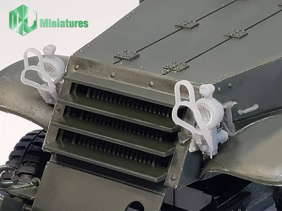 WWII US Army M3/M16 Half Track Detail Up Set Ver.2 [for: Tamiya MM35070 ...