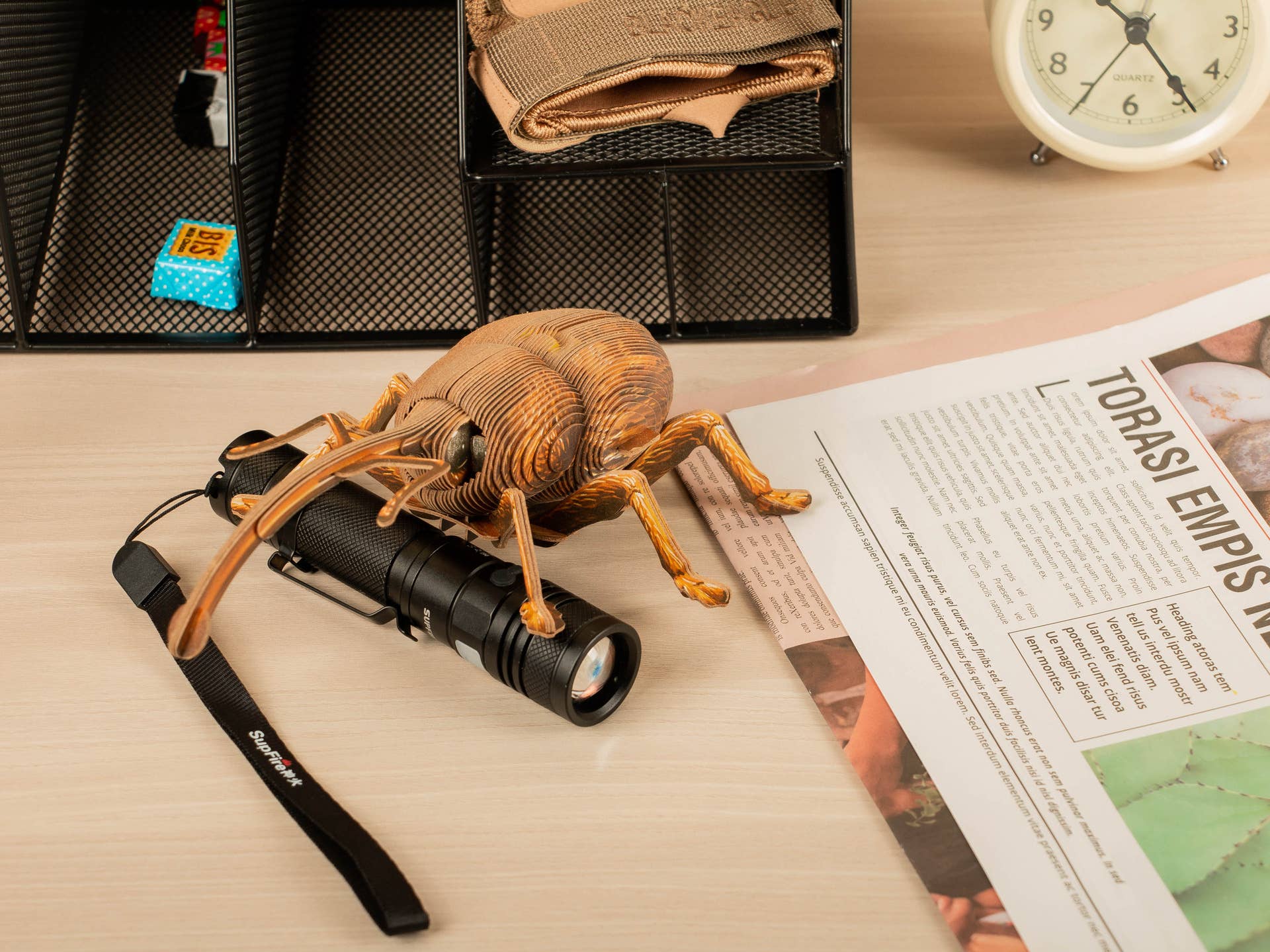 3D Kraft Paper Puzzle Weevil | HLJ.com