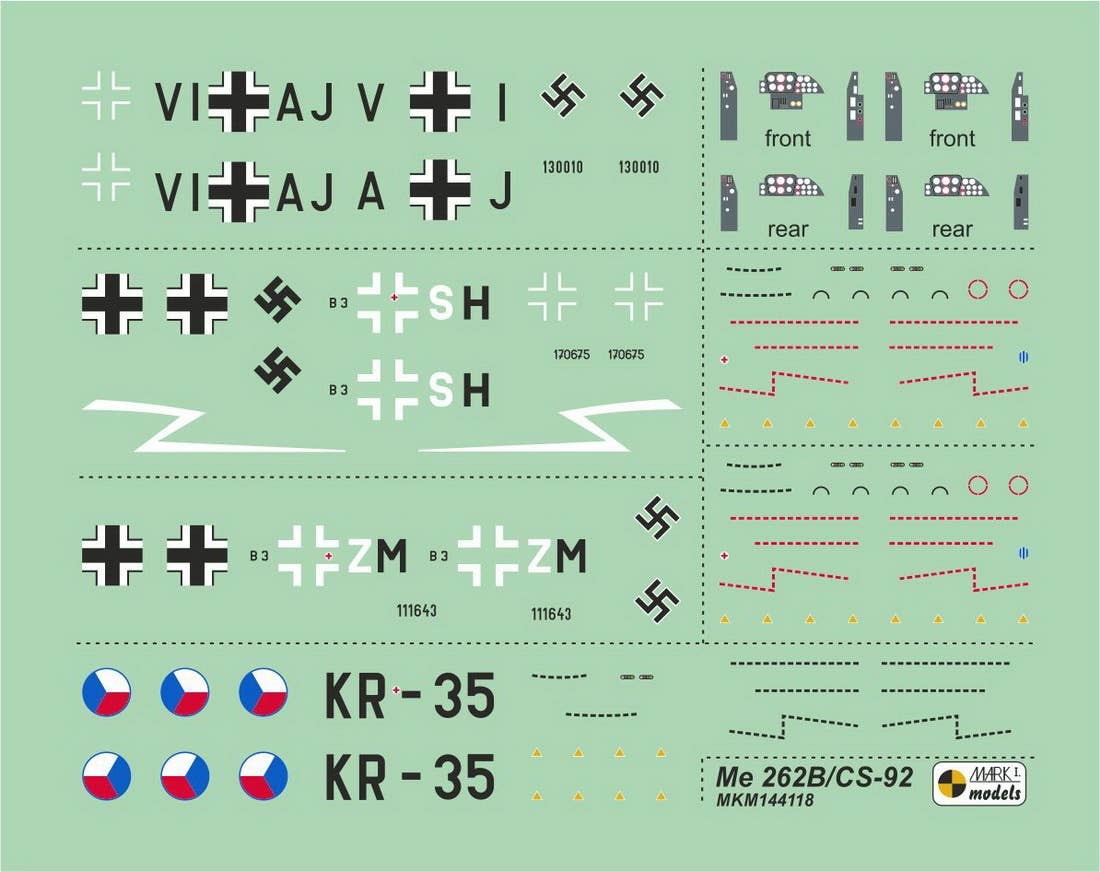 Me 262B/CS-92 Jet Trainer (2 in 1) | HLJ.com