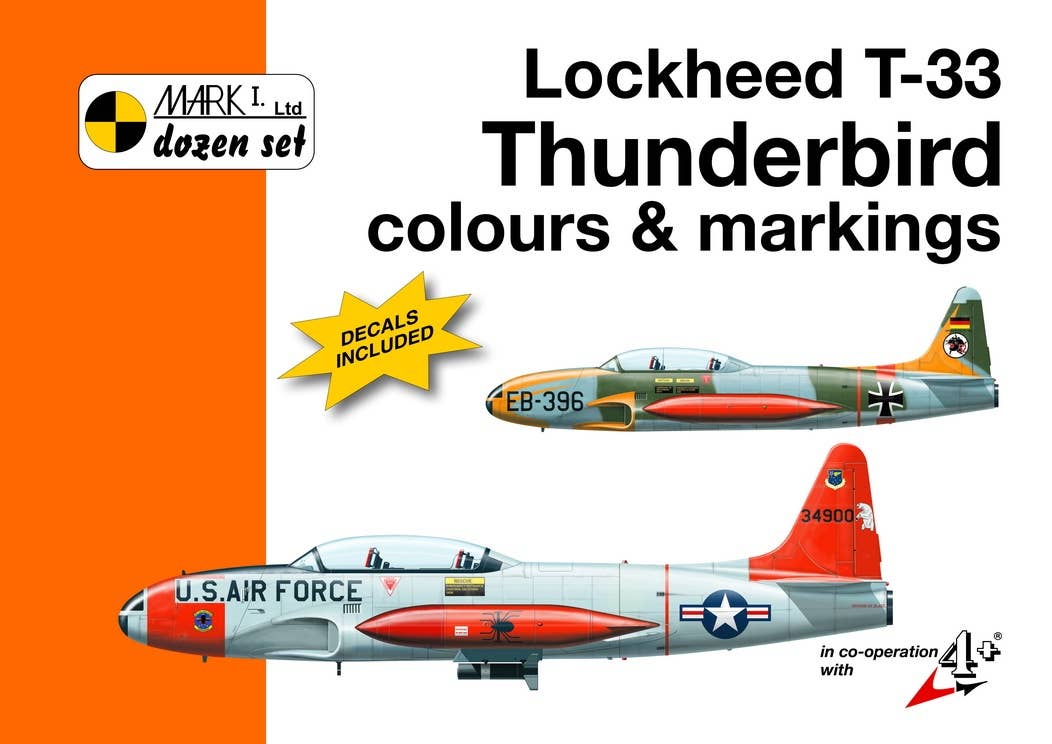 Lockheed T-33 Colours & Markings + Decals 1/32 | HLJ.com