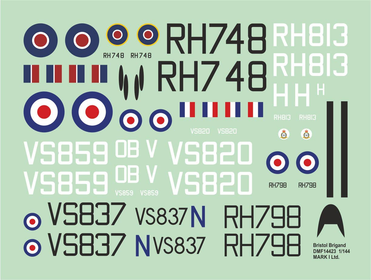 Bristol Brigand Tf I B 1 Met 3 T 4 T 5 For Valom