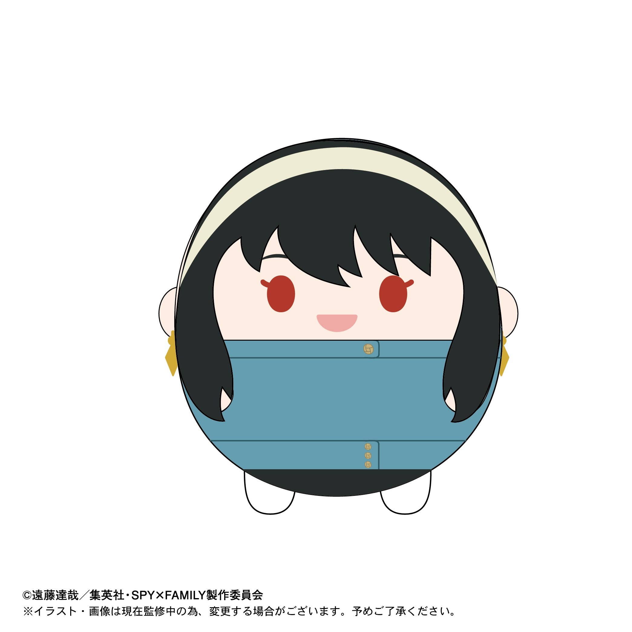 Spy x Family: Fuwa Kororin BIG 2 C Yor Forger (Aquarium Plain Clothes ...