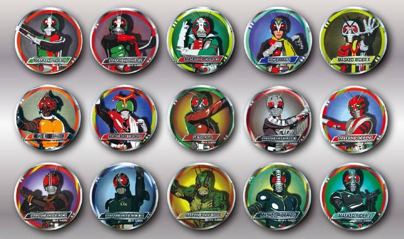 Kamen Rider Series Pins Collection Showa Rider Ver.: 1Box (12pcs) | HLJ.com