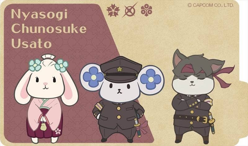 Ace Attorney 2: Dress Sticker 1 Nyasougi & Chunosuke & Usato | HLJ.com