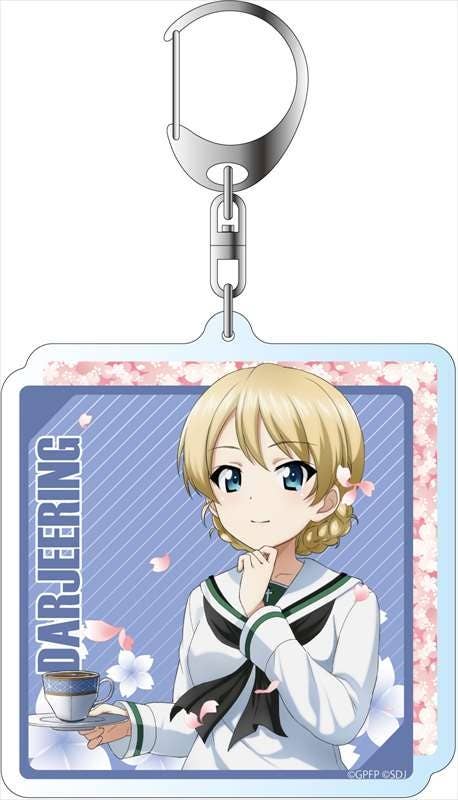 Girls Und Panzer Tank Road Daisakusen: Acrylic Keychain Darjeeling ...