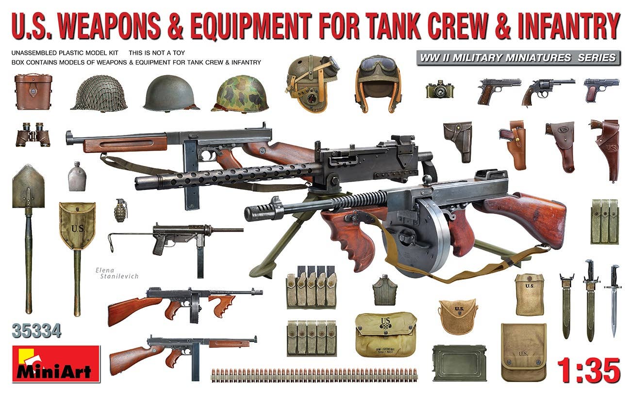 U.S. Tank Soldier / Infantry Weapon / Equipment Set | HLJ.com