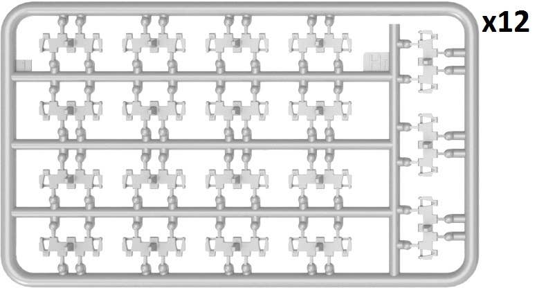 T-54, T-55, T-62 OMSh Track Links Set Late Type | HLJ.com