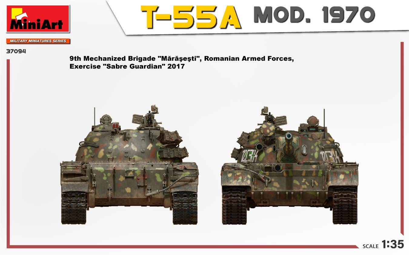 T-55A Mod.1970 Full Interior (Internal Reproduction) | HLJ.com