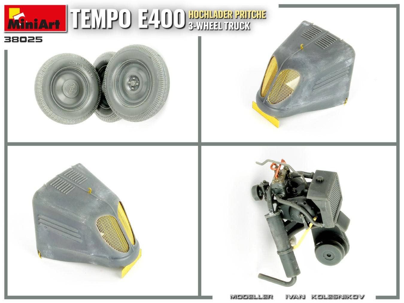 Tempo E400 Hochlader Pritsche 3-Wheel Truck | HLJ.com