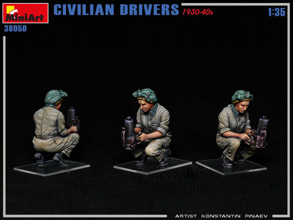 Civilian Drivers 1930-40's (4 pcs) | HLJ.com