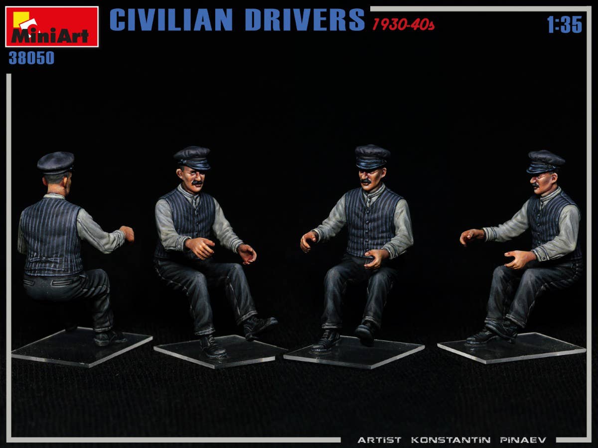 Civilian Drivers 1930-40's (4 pcs) | HLJ.com