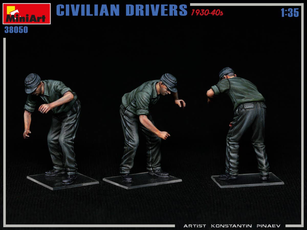 Civilian Drivers 1930-40's (4 pcs) | HLJ.com