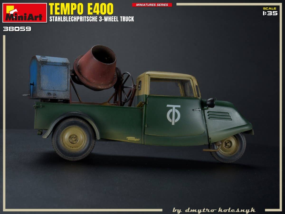 Tempo E400 Flat-bed Three-wheel Steel Truck | HLJ.com