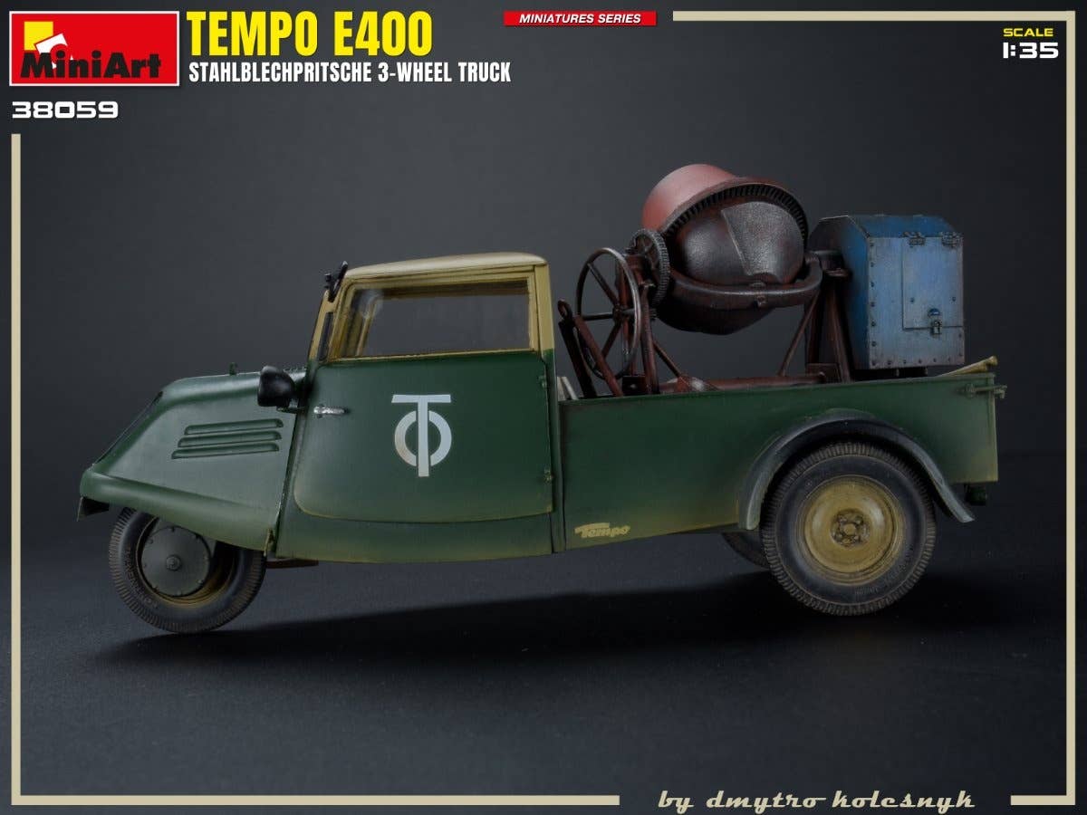 Tempo E400 Flat-bed Three-wheel Steel Truck | HLJ.com