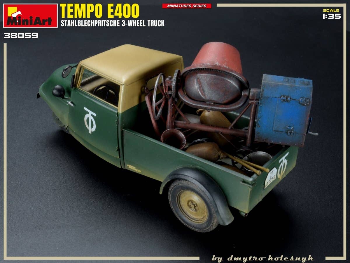 Tempo E400 Flat-bed Three-wheel Steel Truck | HLJ.com