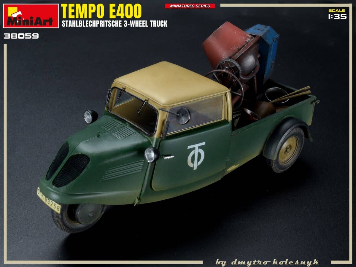 Tempo E400 Flat-bed Three-wheel Steel Truck | HLJ.com