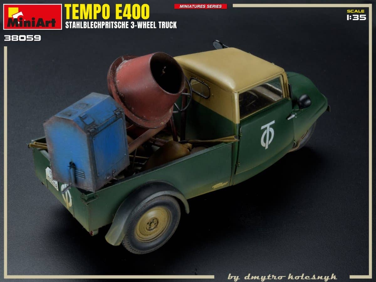 Tempo E400 Flat-bed Three-wheel Steel Truck | HLJ.com