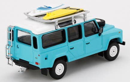 Land Rover Defender 110 Light Blue w/Surfboard (Left-Hand Drive) | HLJ.com