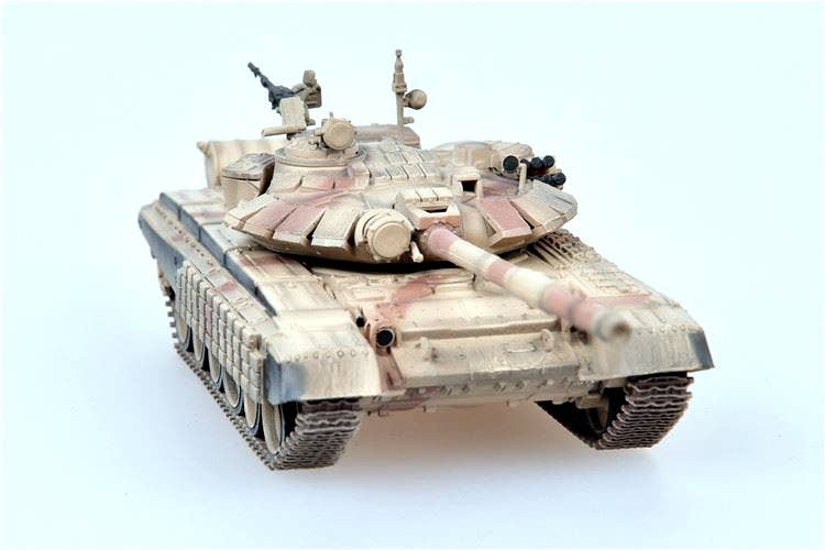 Syrian War T-72BM with Kontakt-1 Explosive Reactive Armor Main Battle ...