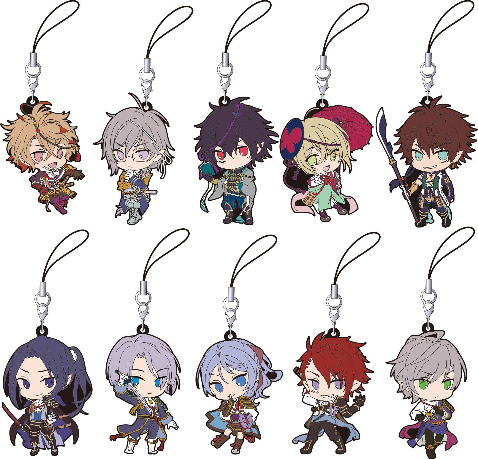 Sengoku Night Blood (Anime Ver.) Rubber Strap Collection / Oda Army ...