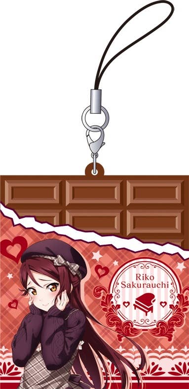 Love Live! Sunshine!! (Animation Version) Chocolate Type Rubber Strap ...