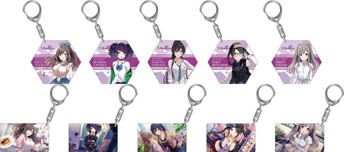 The Idolmaster Shiny Colors (Mobile ver.) Acrylic Keychain Collection L ...