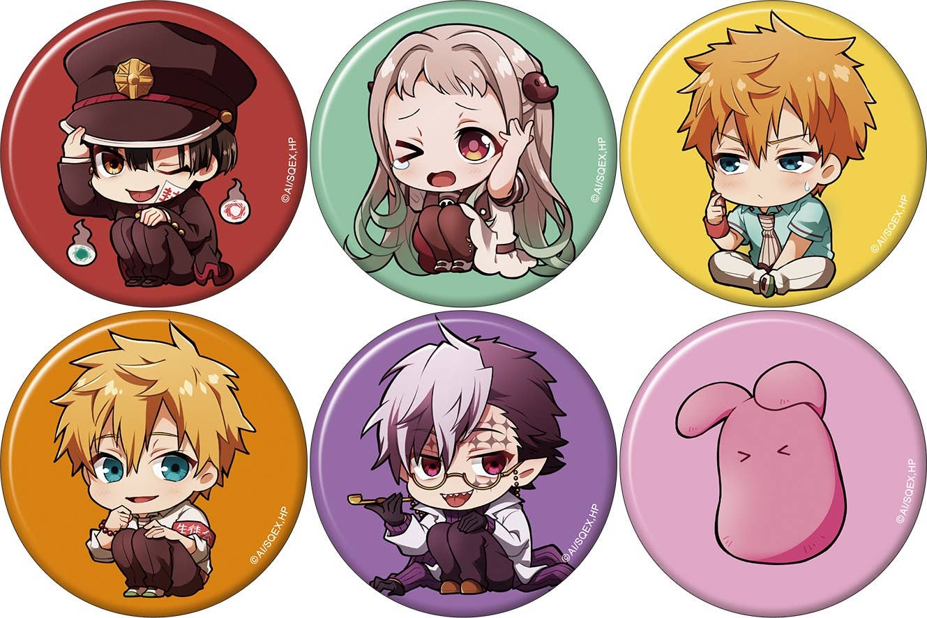Toilet-Bound Hanako-kun (Anime Ver.): Chara Badge Collection: ViVimus ...