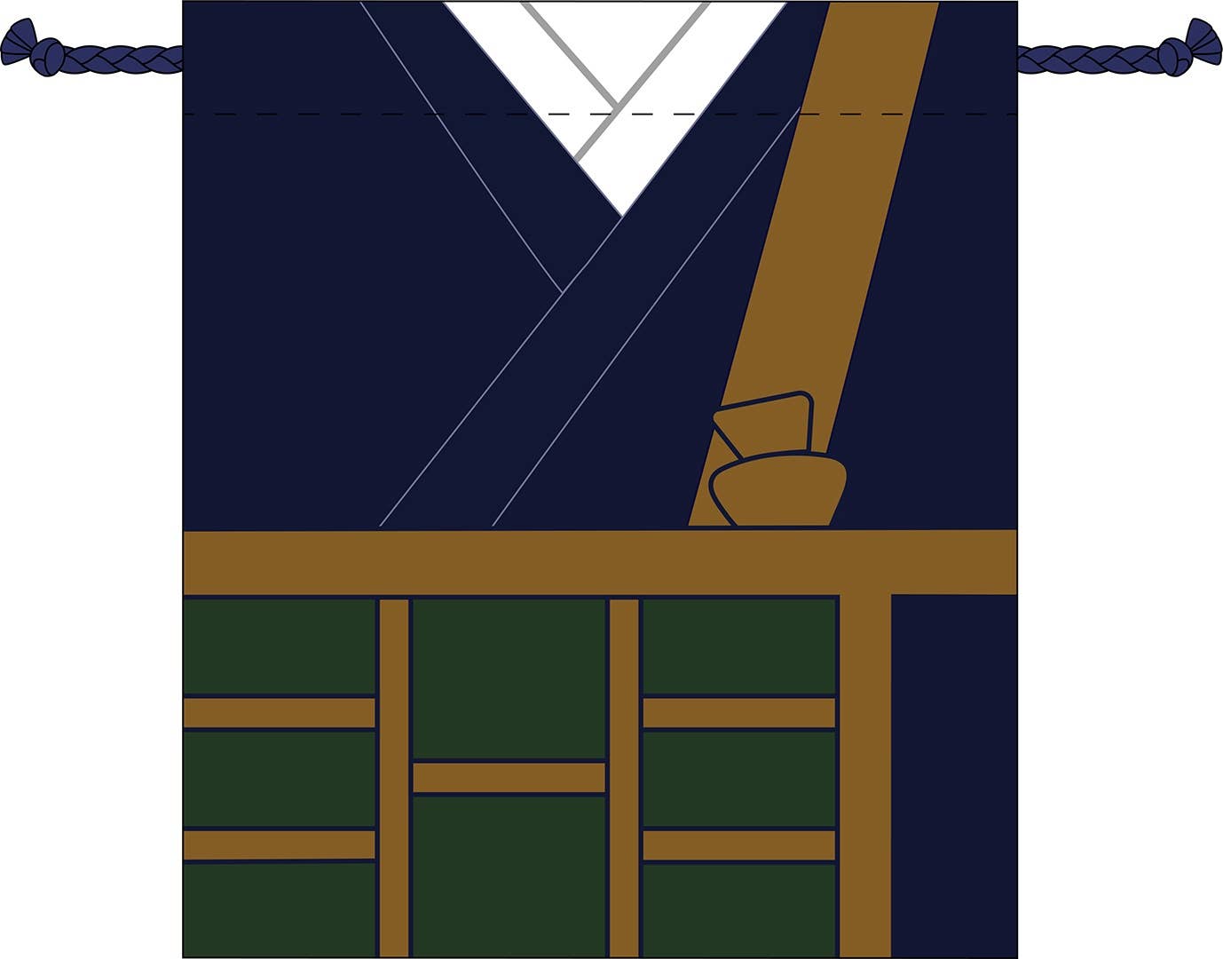 Movie Version Jujutsu Kaisen 0: Costume Pattern Purse Suguru Geto | HLJ.com