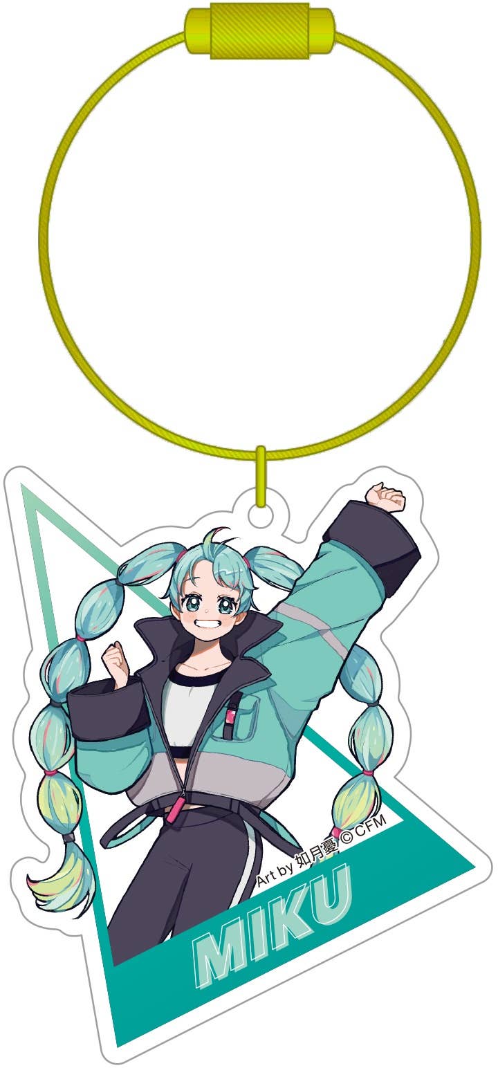 Miku Hatsune Series: Wire Acrylic Keychain Sporty kisaragiyuu | HLJ.com