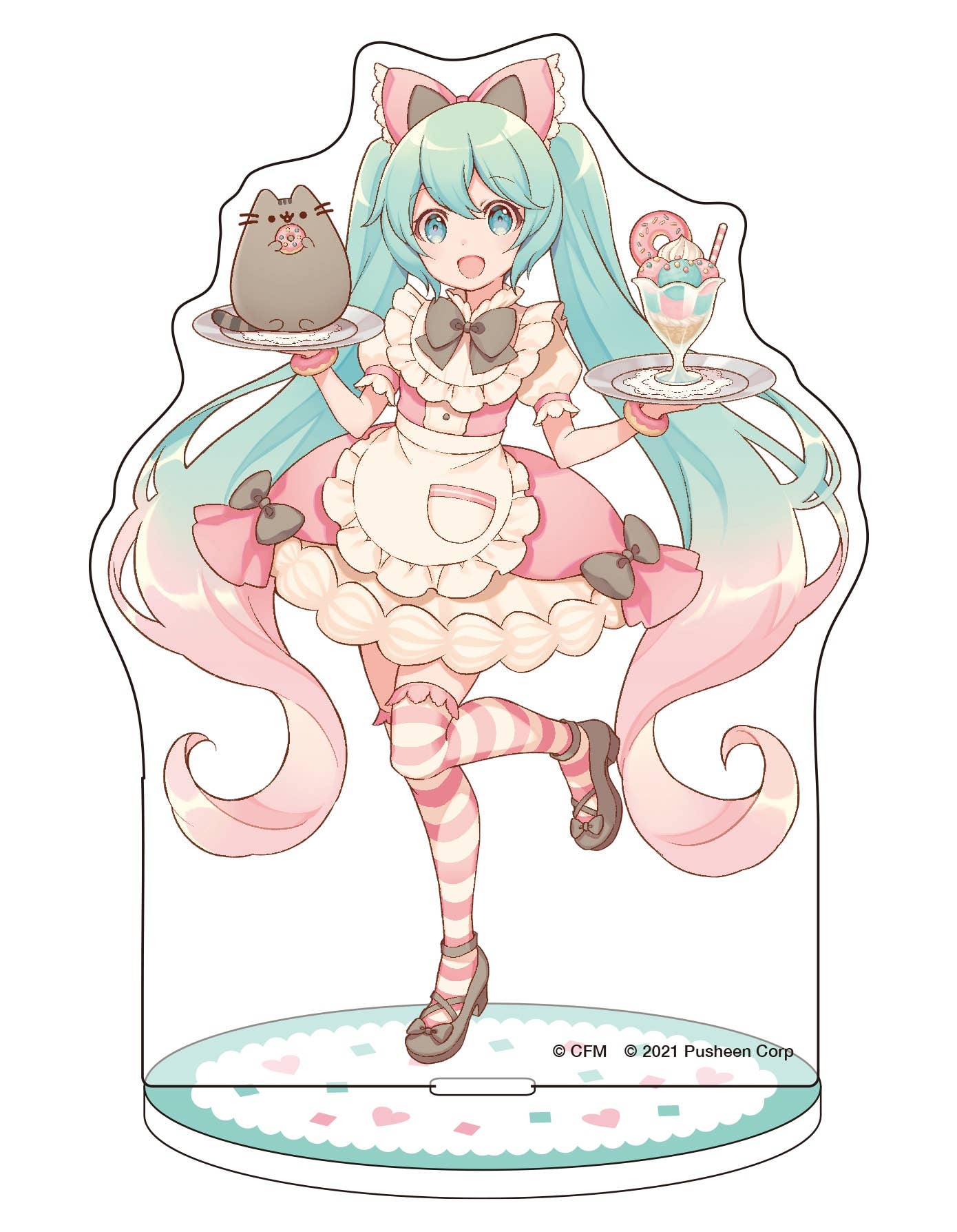 Hatsune Miku Series: Acrylic Stand / Pusheen Collaboration | HLJ.com