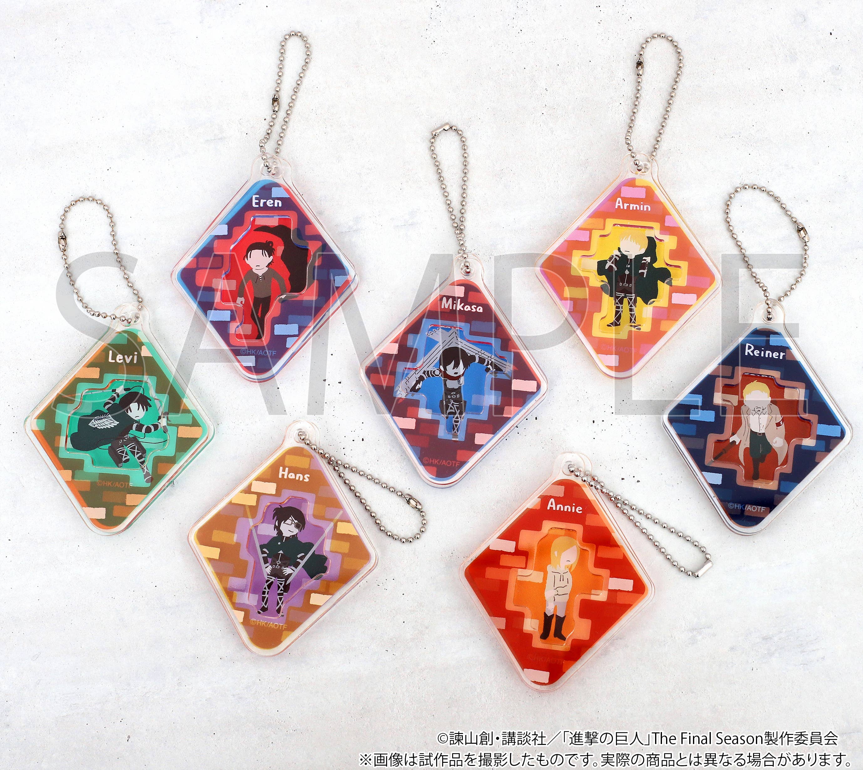 Attack on Titan Slide Acrylic Keychain / Annie | HLJ.com