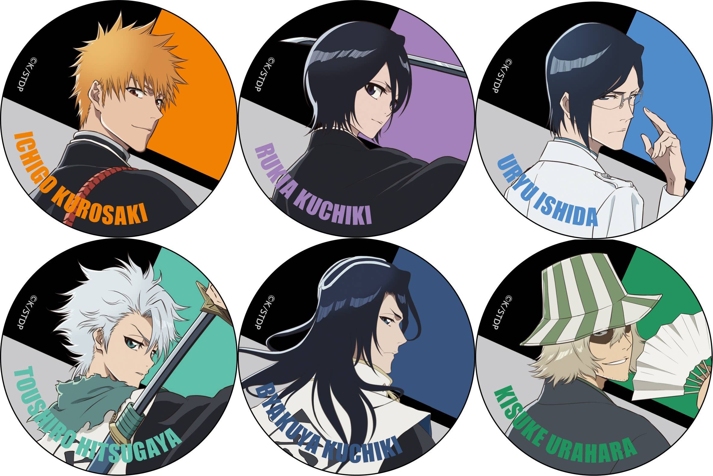 Bleach: Thousand-Year Blood War Character Badge Collection 1Box 6pcs ...