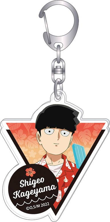 Mob Psycho 100 III: Acrylic Keychain / Shigeo Kageyama Aloha ver. | HLJ.com