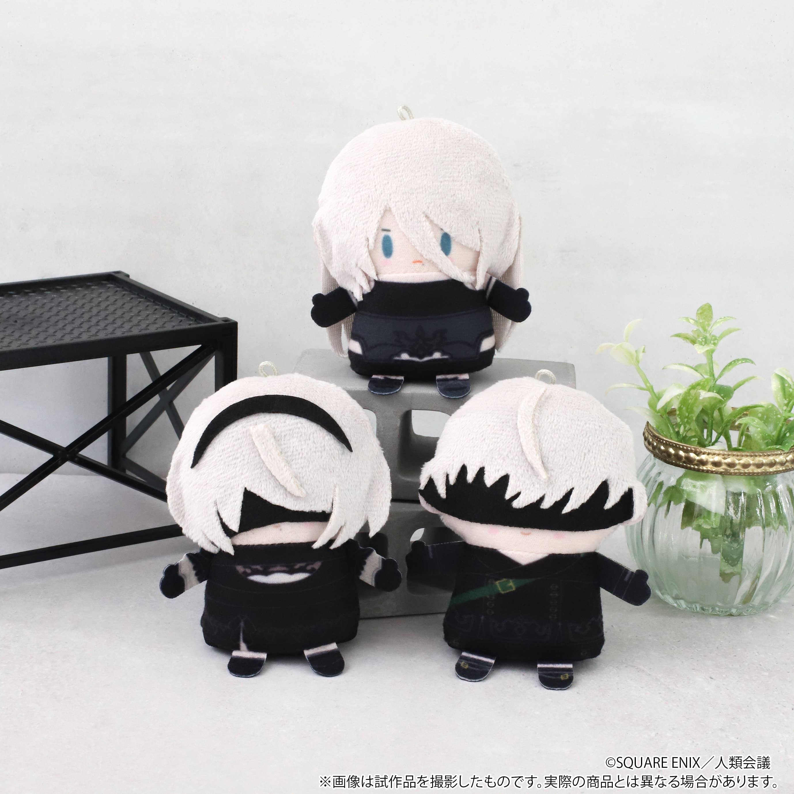 NieR:Automata Ver1.1a: Finger Mascot PUPPELA Set [Plush] / 2B, 9S, A2 ...