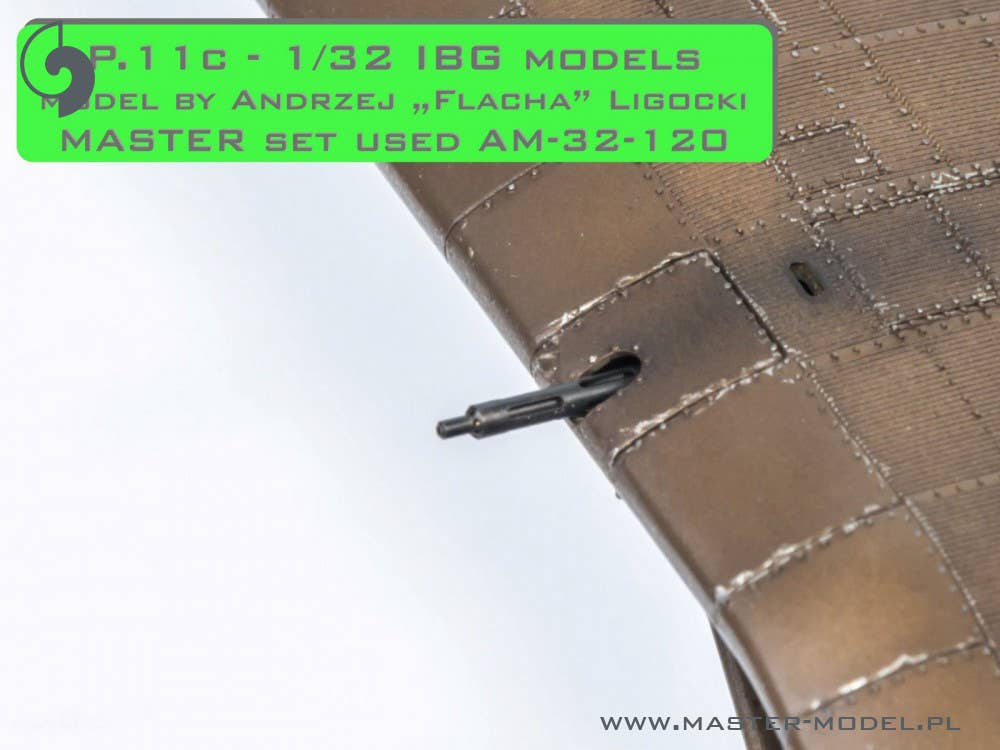Detail Set for WW.II Poland PZL P.11c (wz.33 Machine Gun Barrel / Sight ...