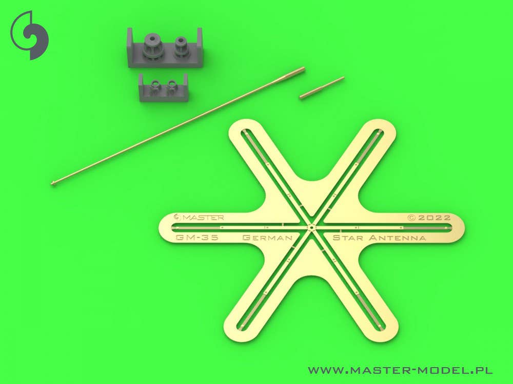 WWII German 1.8m Star Antenna Set (1 for Command Tank) | HLJ.com