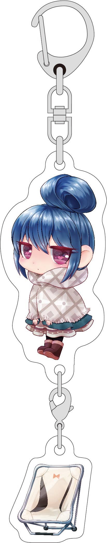 Metal Boy Goods Connecting Acrylic Keychain Laid-Back Camp: Rin Shima ...