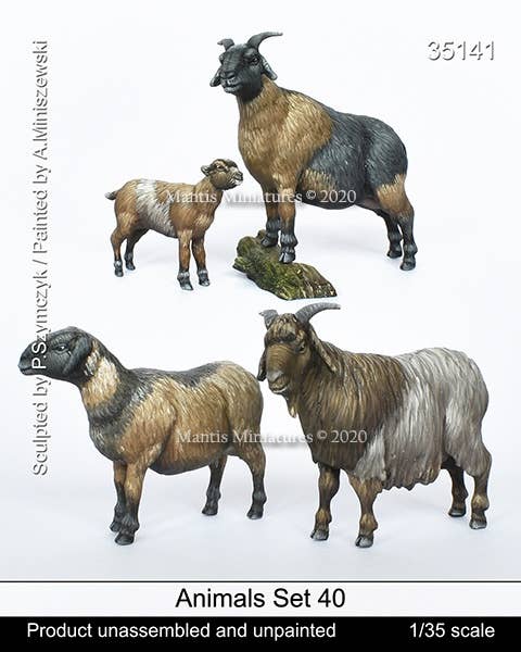 Animal Set 40 Goat Herd Set | HLJ.com
