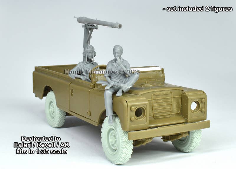 Current Use Land Rover African Militia Crew Set (for AK Interactive ...