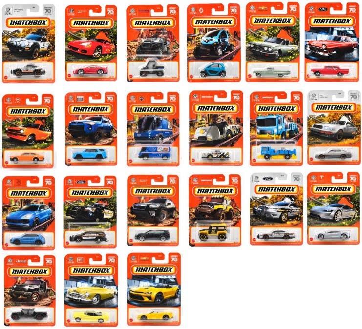 MatchBox Basic Car Assortment (30782-980R) 1Box (24pcs) | HLJ.com