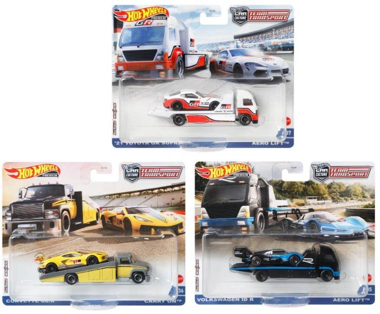 Hot Wheels Team Transport Assortment 1Box (4pcs) (FLF56-986N) | HLJ.com