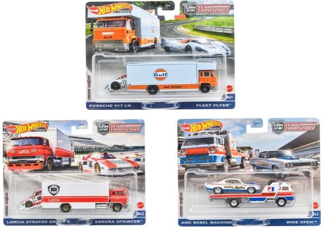 Hot Wheels Team Transport Assortment 1Box 4pcs (FLF56-986Q) | HLJ.com