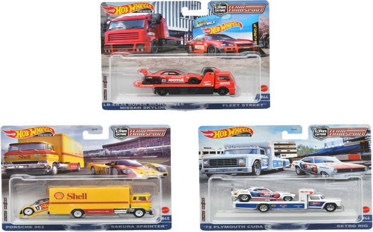 Hot Wheels Team Transport Assortment 1Box (4pcs) (FLF56-986R) | HLJ.com