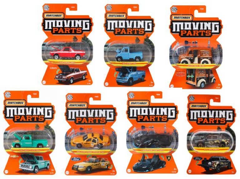 Matchbox Moving Parts Assortment 1Box 8pcs (FWD28-986M) | HLJ.com