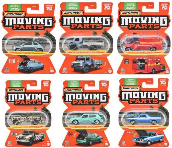 MatchBox Moving Parts Assorted 1Box 8pcs (FWD28-988E) | HLJ.com