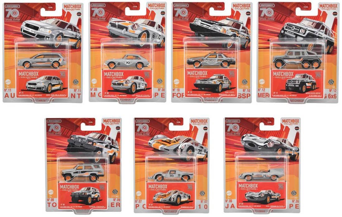 MatchBox Collector's Assortment - 70th Anniversary Special Edition 1Box ...