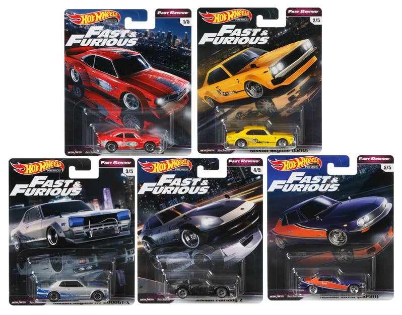 Hot Wheels Wild Speed Assorted Fast Rewind: 1Box (10pcs) | HLJ.com