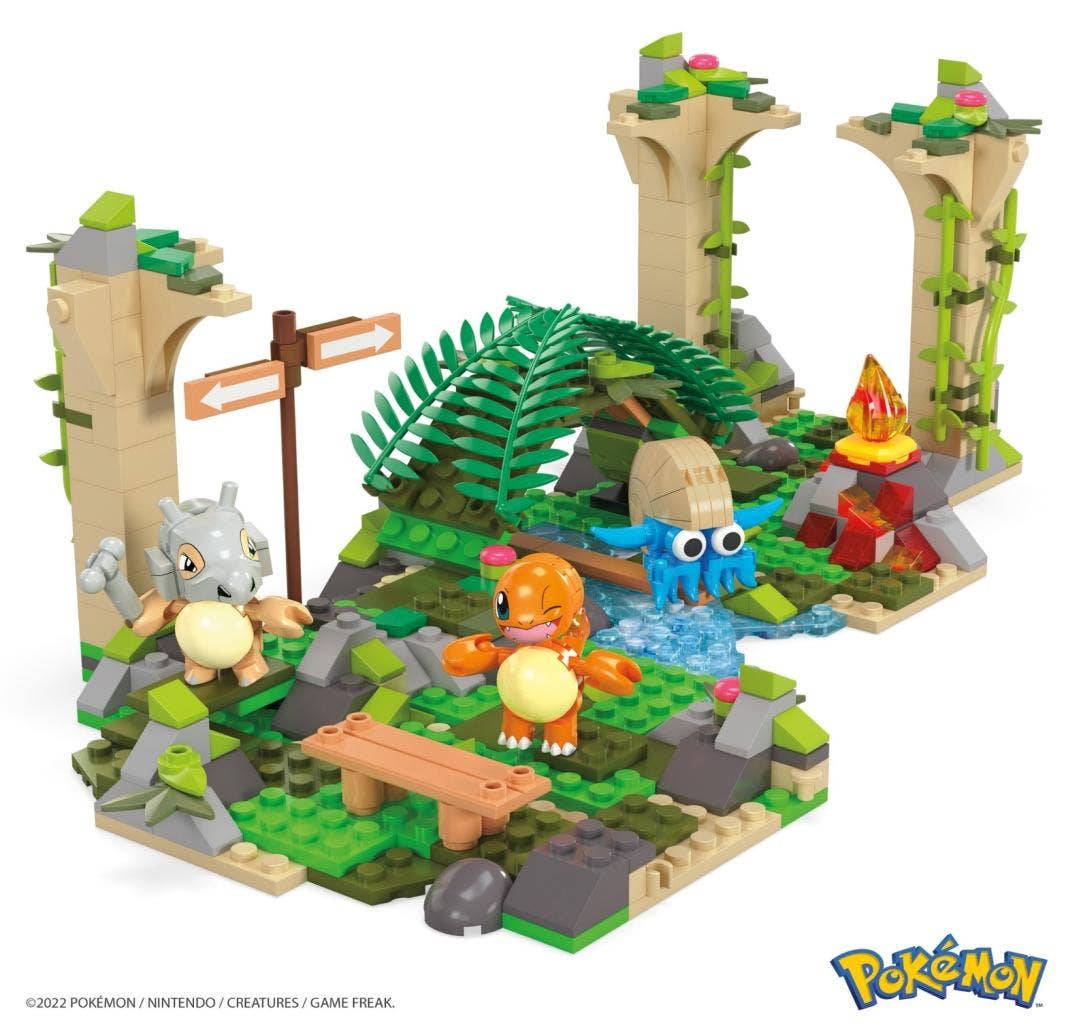 MEGA Pokemon Adventure World Discover! Ancient Jungle Ruins Set of ...