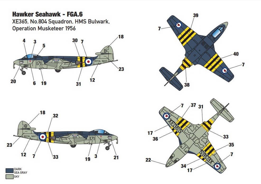 Hawker Sea Hawk FGA.6 FAA (2in1) | HLJ.com
